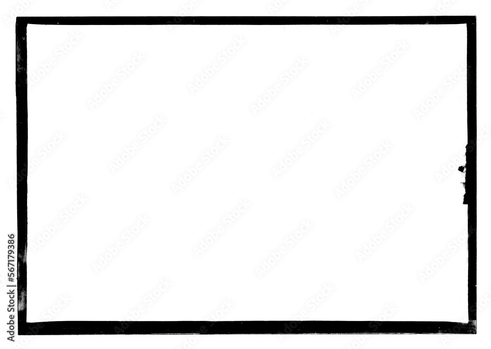 Photo film frame of an old camera with transparent background (png ...