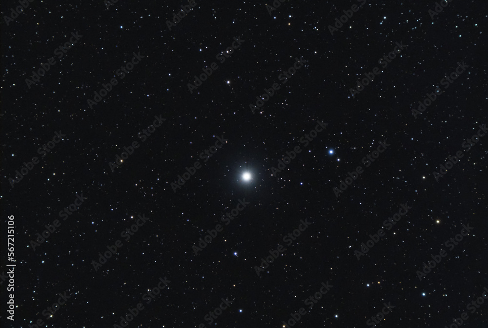 Polaris, a star in the northern circumpolar constellation Ursa Minor ...