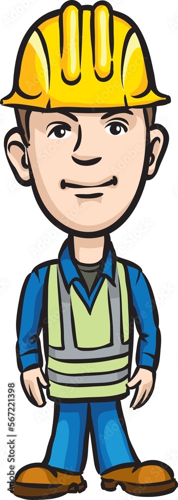 three cartoon white worker - PNG image with transparent background ...