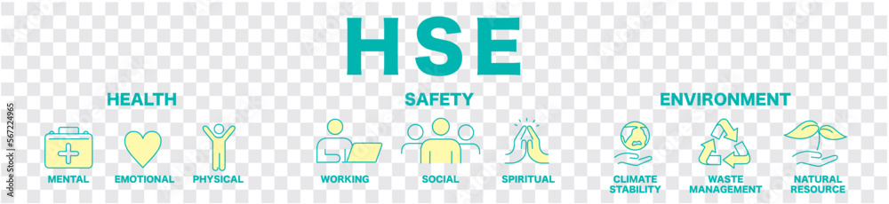 HSE hse, health, safety, environment, icon vector illustration . Stock ...