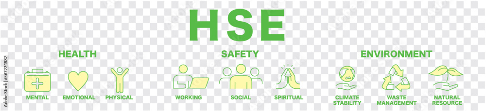 Poster HSE hse, health, safety, environment, icon vector illustration ...