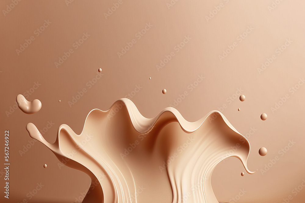 chocolate drop Waterfall , podium liquid creamy . products and cookies ...