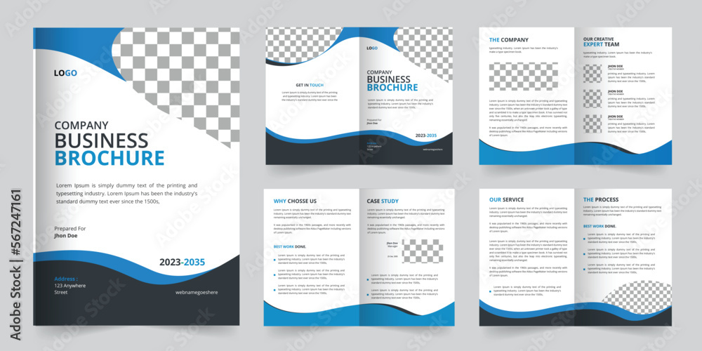Brochure template layout design, creative Bifold Brochure template ...