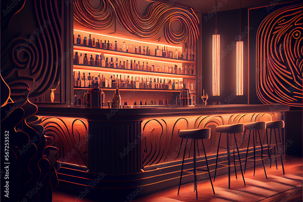 Nightlife Bar Wallpaper