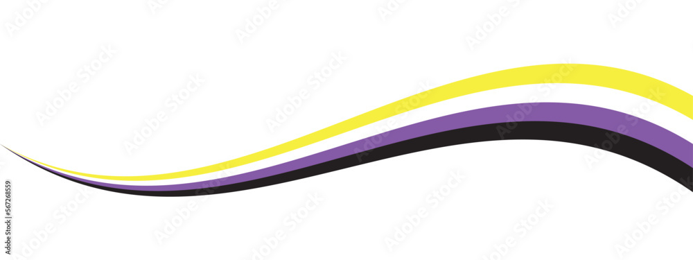 Yellow, white, purple and black colored background as the colors of the ...
