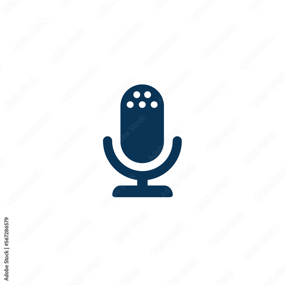 Mic - Transparent PNG Stock Illustration | Adobe Stock