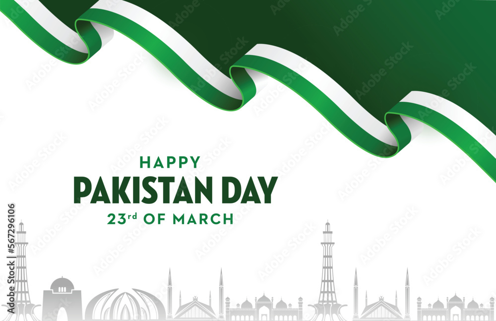 Pakistan Day. 23rd March. The Day of Pakistan. Resolution day Stock ...