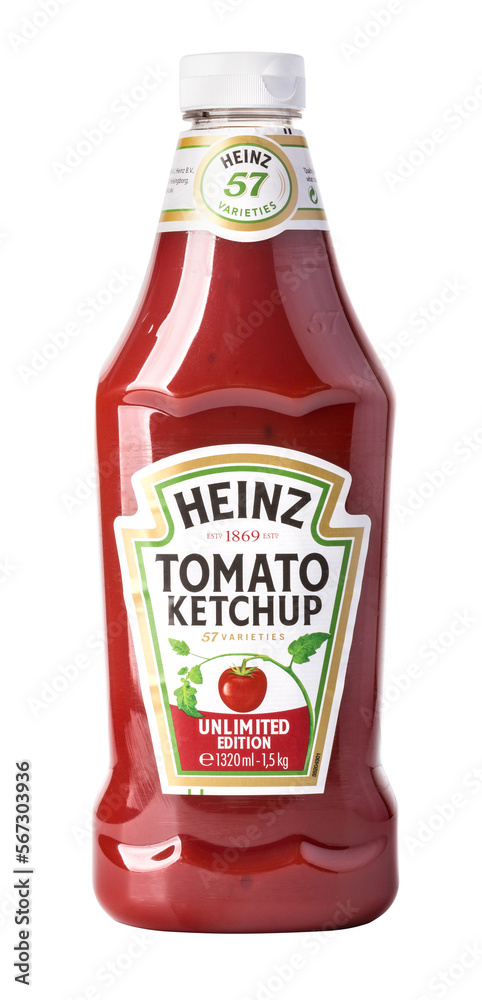 Zdjęcie Stock: A bottle of Heinz Ketchup | Adobe Stock