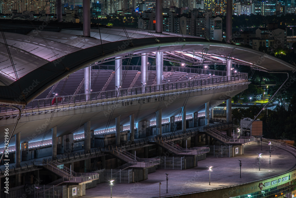 Seoul World Cup Stadium in Mapo district in Seoul, South Korea Stock ...