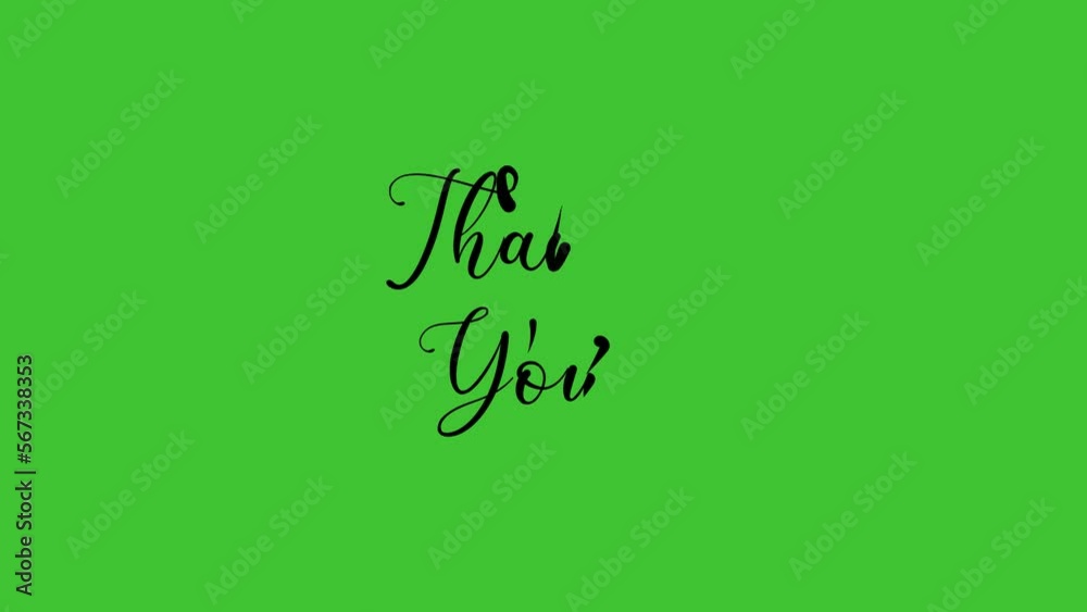 Thank You animated, suitable for your celebration, holiday, wishes ...
