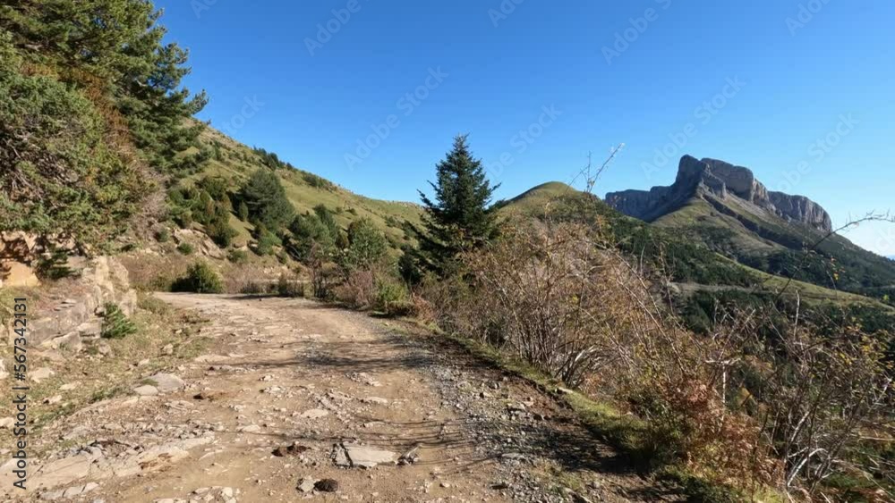 Get off the road recreation dirt road on top of the mountain POV ...