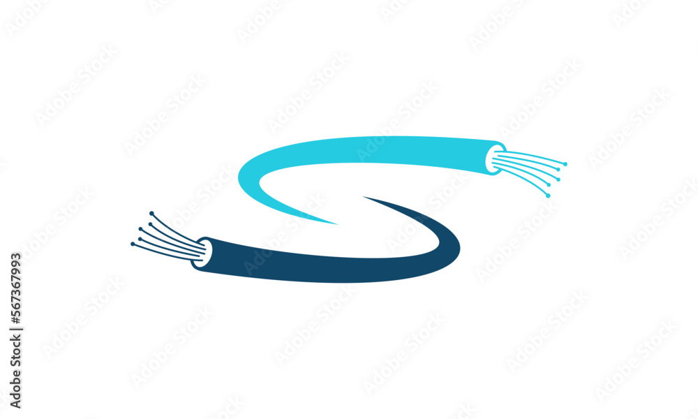 Fiber network, fiber optic, Optical Fiber Stock Vector | Adobe Stock