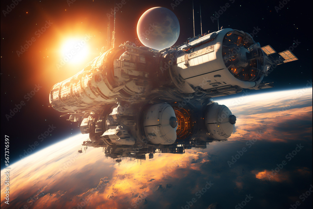 The space shuttle station, is an amazing feat of engineering and ...