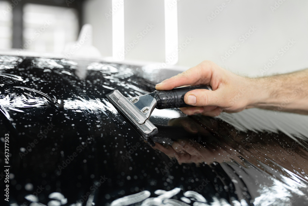 Car window tinting series: Installation of car window tinting ...