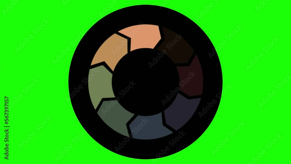 loading icon animation, with green screen background, suitable for, icons, countdown, game ...