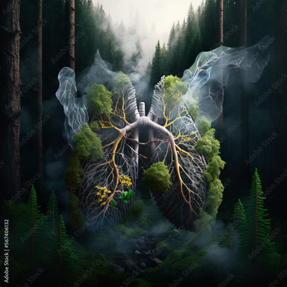 Planet earth lungs breathing, sustainabilty, Earth day, eco friendly ...