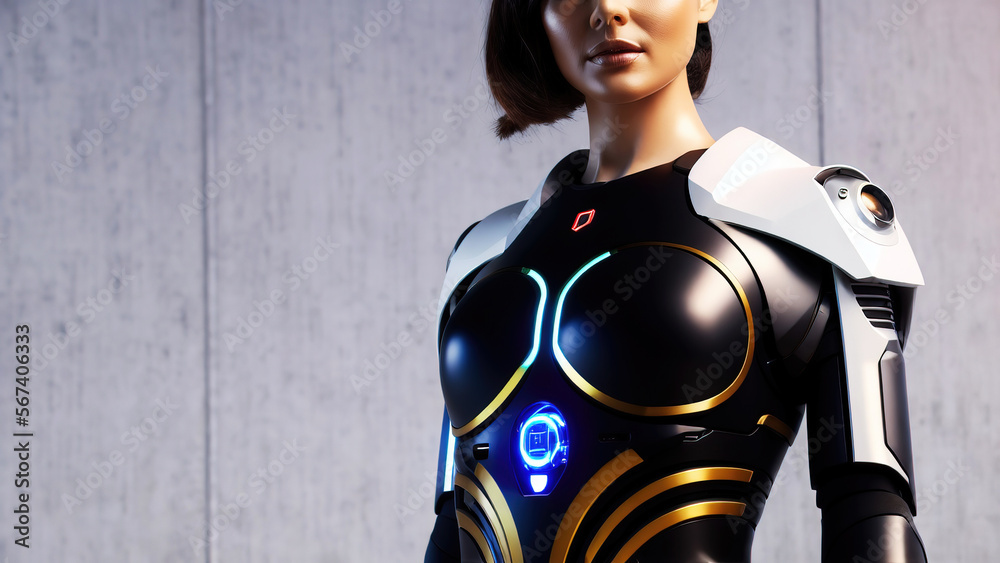 human in the future new technology next generationon sci-fi technology ...