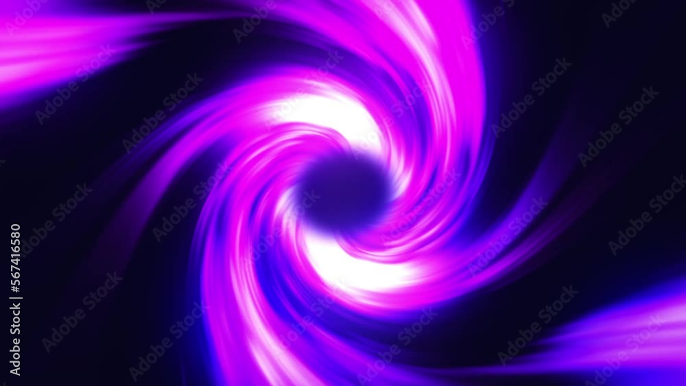 Space Vortex or Wormhole or Time Tunnel, a vortex animation, Neon ...