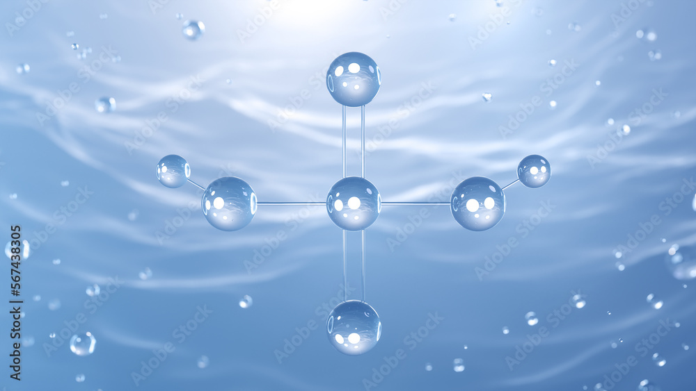 sulfuric acid molecular structure, 3d model molecule, h2so4, structural ...