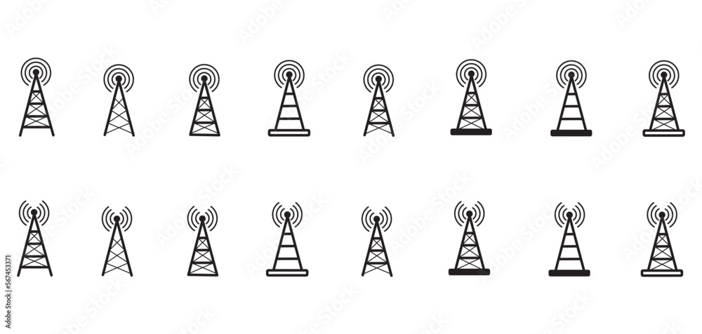 Communications Tower Graphic