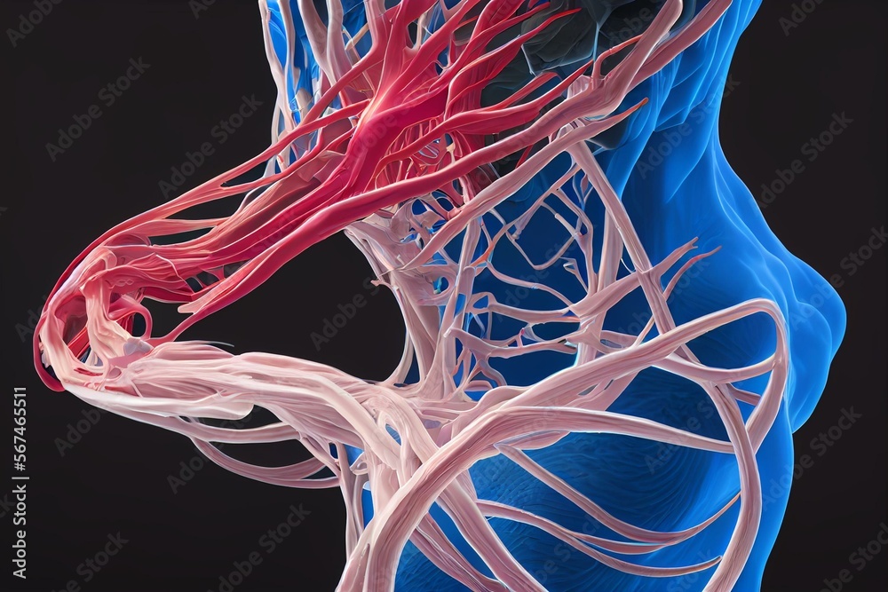 nerve fibers innervate muscles and tendons, ligaments, joint capsule to ...