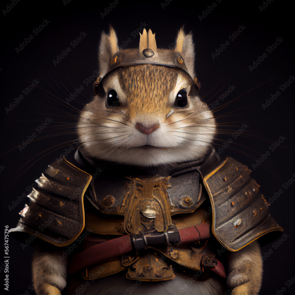 Champion squirrel coyote with gradient background, ai art, wallpaper ...