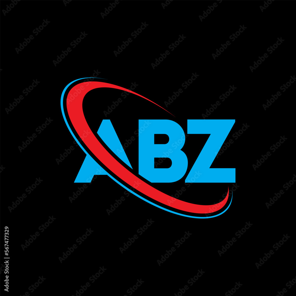 ABZ logo. ABZ letter. ABZ letter logo design. Intitials ABZ logo linked ...