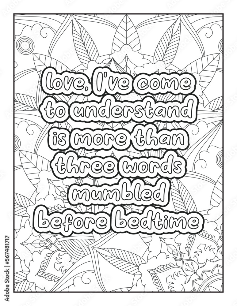 Love Quotes. motivational quotes coloring pages design .inspirational ...