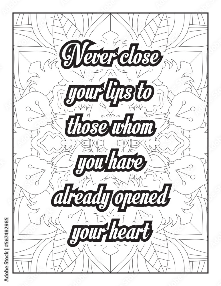 Love Quotes. motivational quotes coloring pages design .inspirational ...