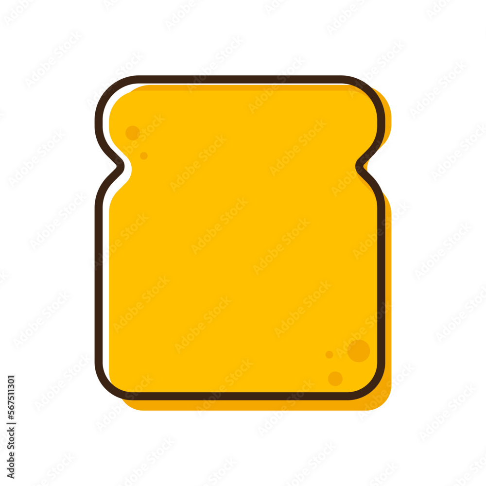 Toast logo. Bread vector. bread symbol. wallpaper. free space for text ...