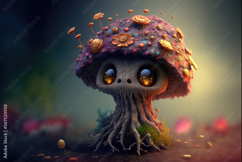 Infected forest flora, zombie pathogen changes any plant and forms ...