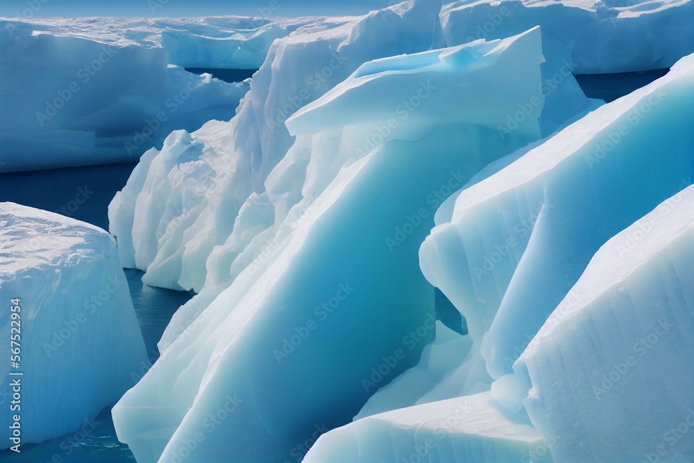 iceberg in polar regions which shows a big hidden potential beneath the ...
