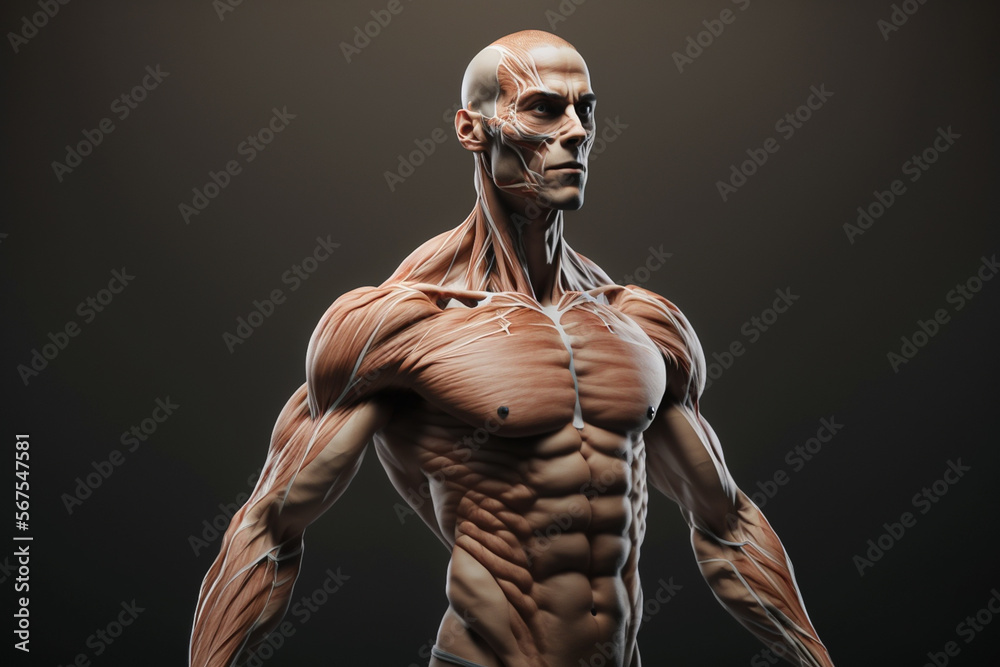 Human anatomy muscular skeleton bone structure for medical purposes and ...