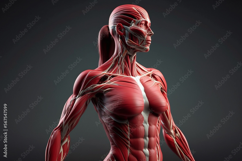 Human anatomy muscular skeleton bone structure for medical purposes and ...