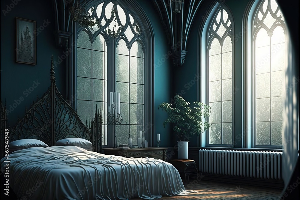Victorian Gothic Room