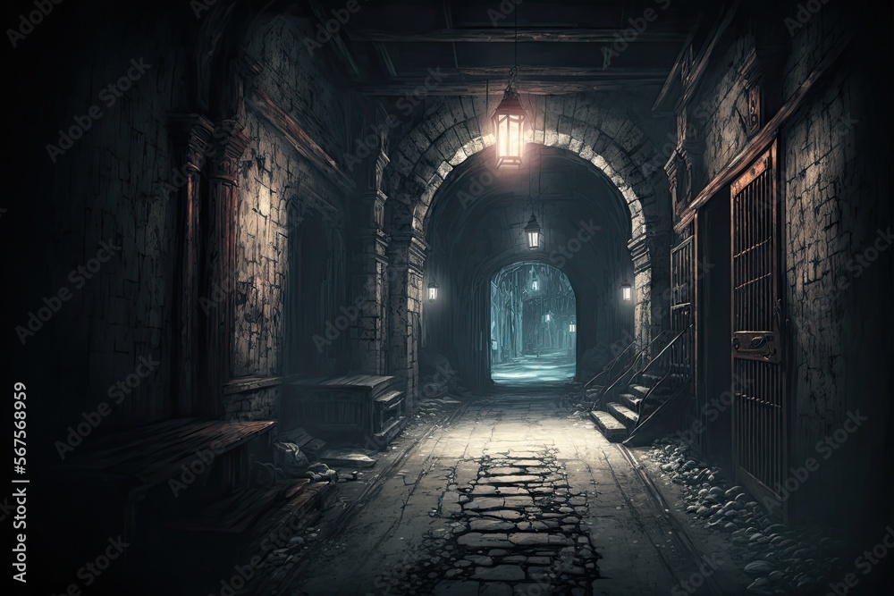 underground lair or dungeon, abandoned cellar ruins for fantasy ... underground lair or dungeon, abandoned cellar ruins for fantasy ...