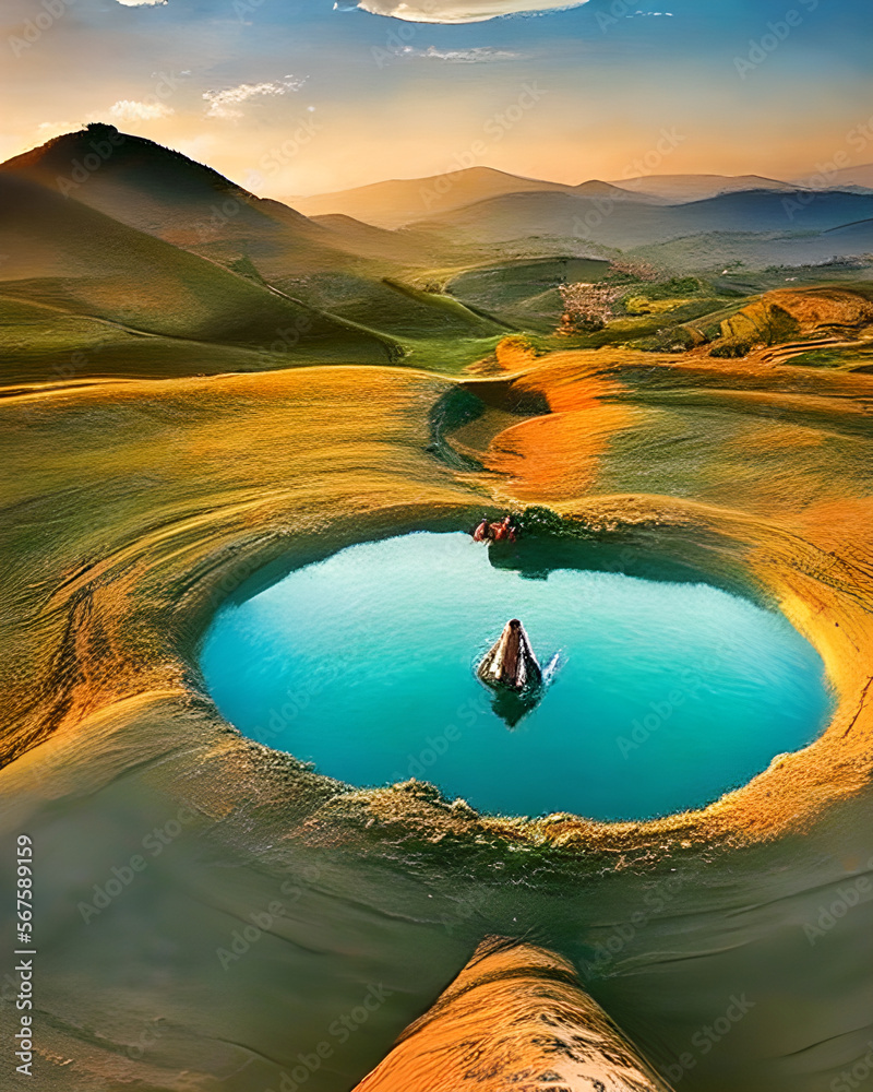 An exotic and unique travel destination photo showcases the beauty and ...