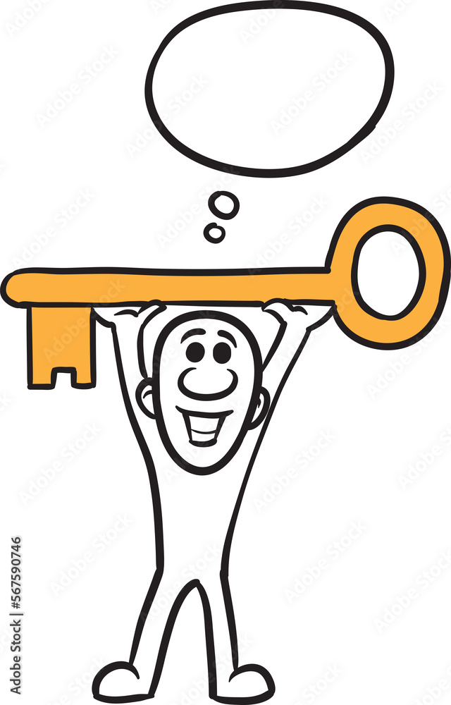 PNG image with transparent background of doodle small person holding a ...