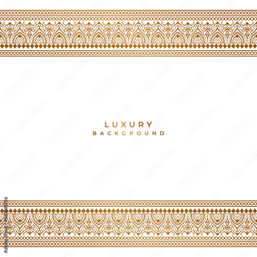 luxury islamic ramadan wedding invitation card ornament divider line ...