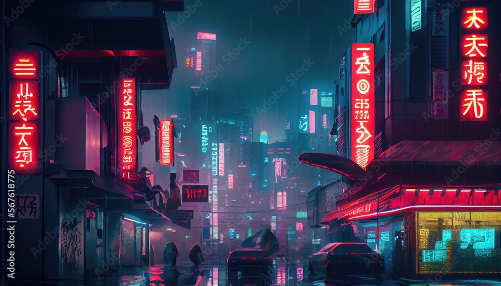 Cyberpunk Japanese Neon Signs at Josh Pitre blog