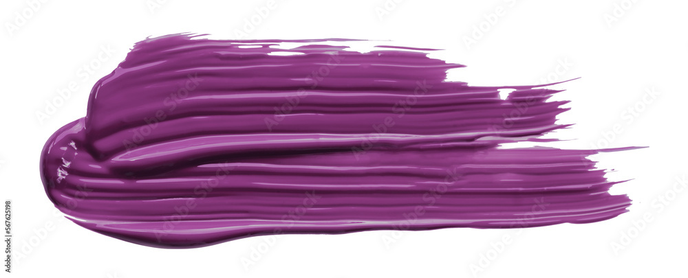 dark purple paintbrush isolated on transparent background purple brush ...