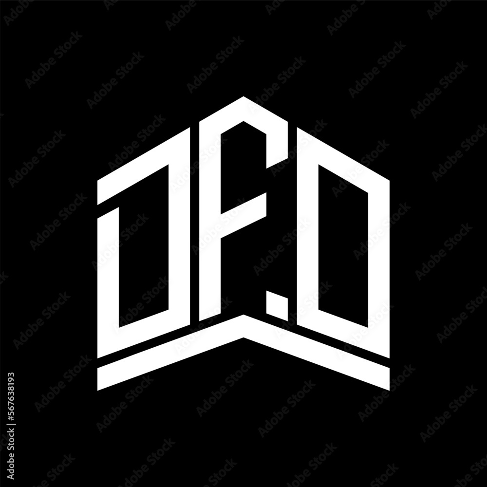 DFO letter logo design. DFO creative initials monogram vector letter ...