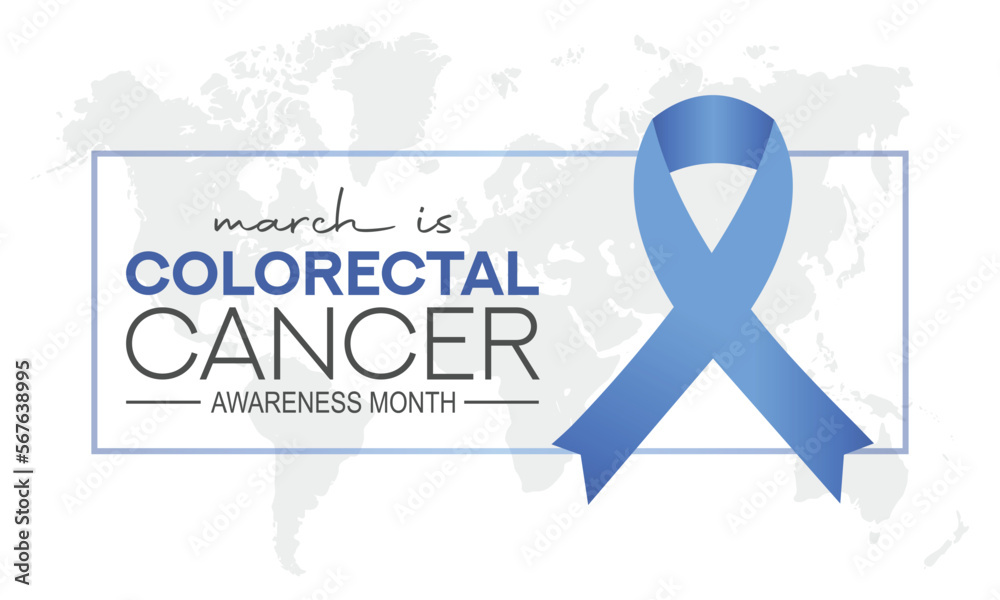 Vector illustration on the theme of national Colorectal Cancer ...