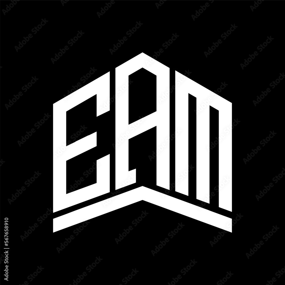 EAM letter logo design. EAM creative initials monogram vector letter ...
