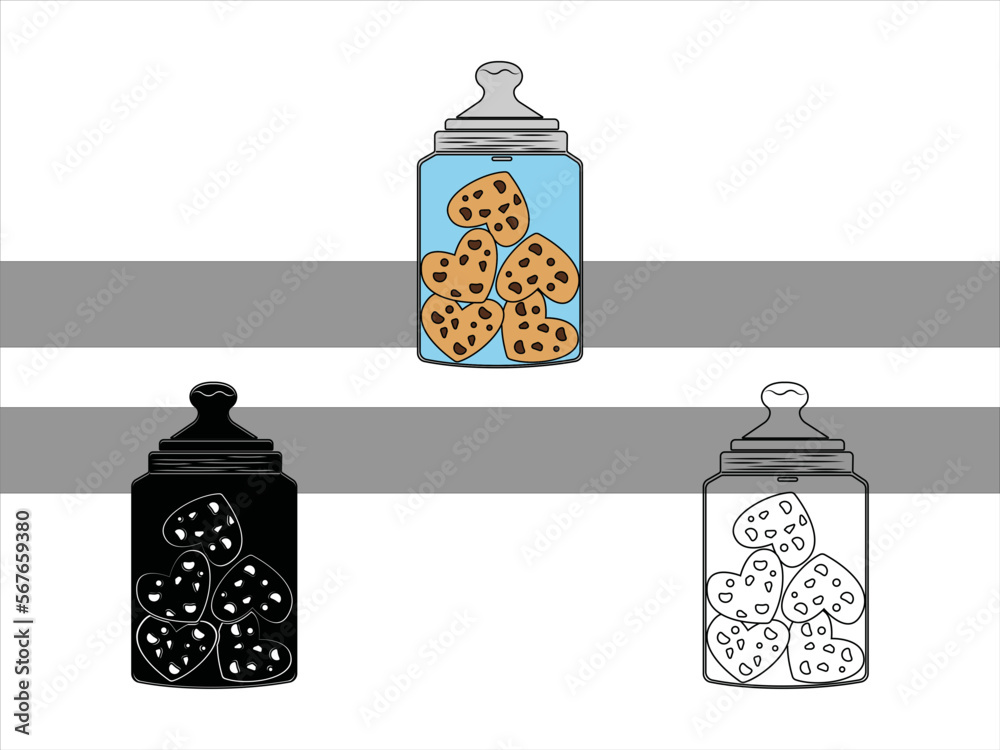 Cookie Jar SVG | Pastry Jar Svg | Kitchen Jar Svg | Biscuit Jar Svg ...