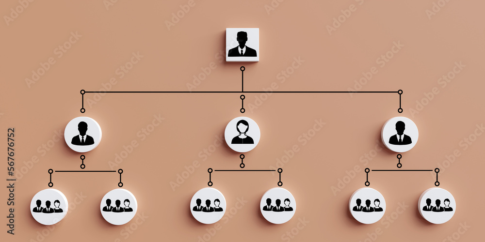 Human icon on circle with line connecting position diagrams. Concept of ...