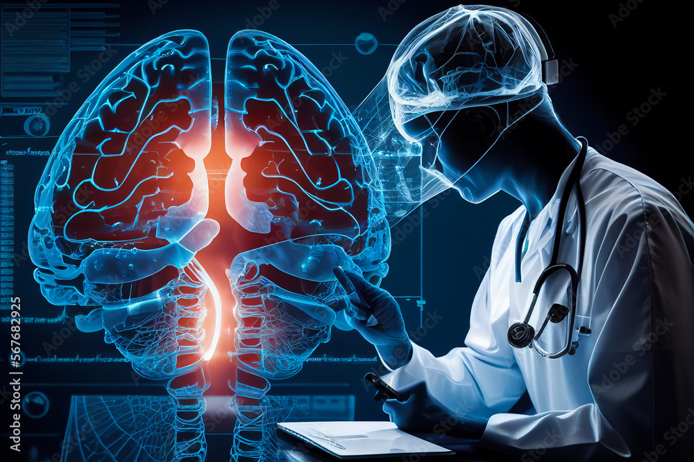 Doctor uses robotic and innovative medical technology to diagnose and ...