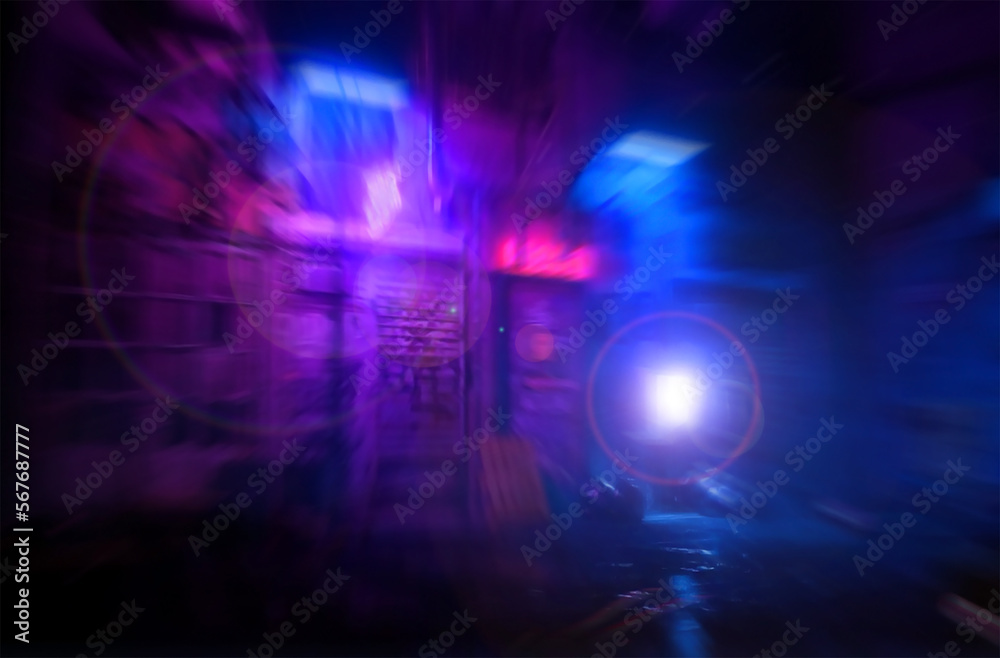 Neon blur background neon city blur wallpaper full hd Stock ...