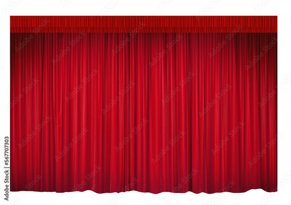 Red curtain element PNG format easy-to-use design elements Stock ...