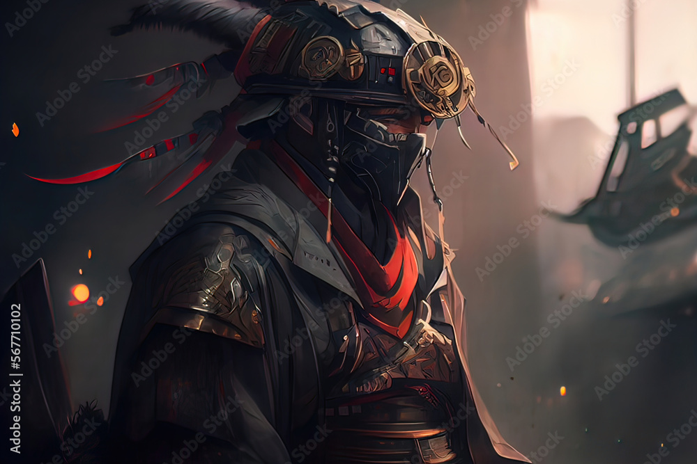 fictional character, ai generated, close up, portrait of a steam punk ...